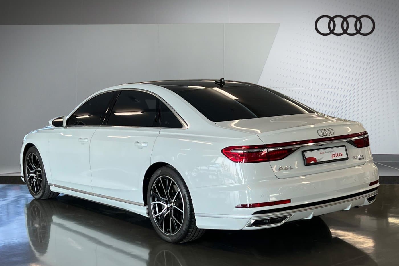 Audi A8 L 2019 | White | Audi Approved :plus | Abu Dhabi